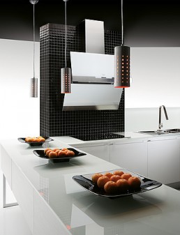 Matrix - Minimalist Kitchen for Narrow Areas by Gabanes - DigsDigs