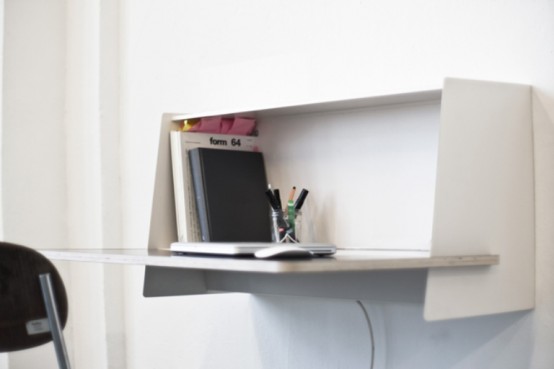 Minimalist Functional Secretaire That Fits Any Room - DigsDigs