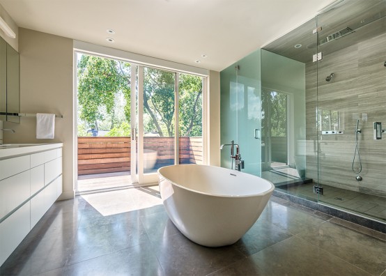 Modern Annex Home With Lots Of Wood In Decor - DigsDigs