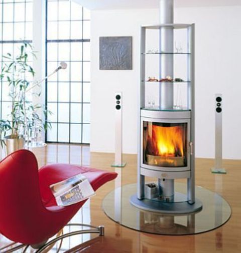 38 Modern Creative Fireplace Designs For Indoors - DigsDigs