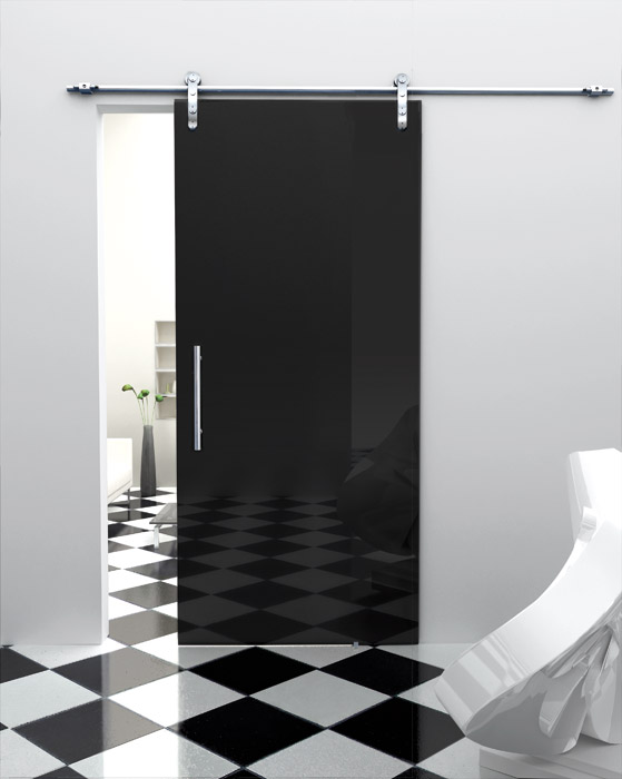 Single Glass Sliding Doors from Foa Porte - DigsDigs