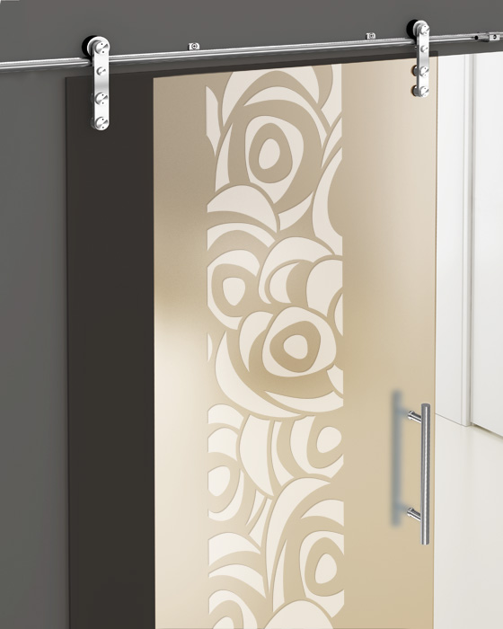 Single Glass Sliding Doors from Foa Porte - DigsDigs
