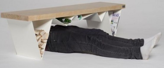 Multifunctional Mägi Bench Accentuating Your Storage - DigsDigs Multifunctional Mägi Bench Accentuating Your Storage - DigsDigs