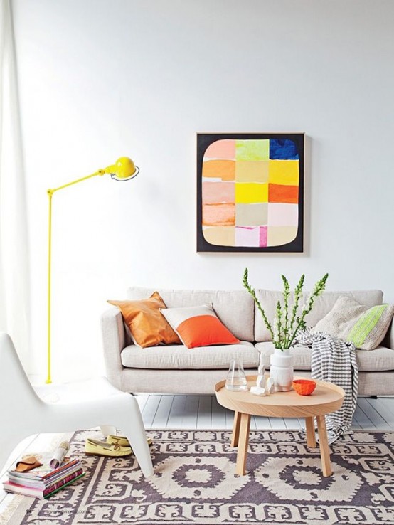 Rock The Colors: 32 Neon Home Décor Ideas - DigsDigs