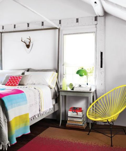 Rock The Colors: 32 Neon Home Décor Ideas - DigsDigs