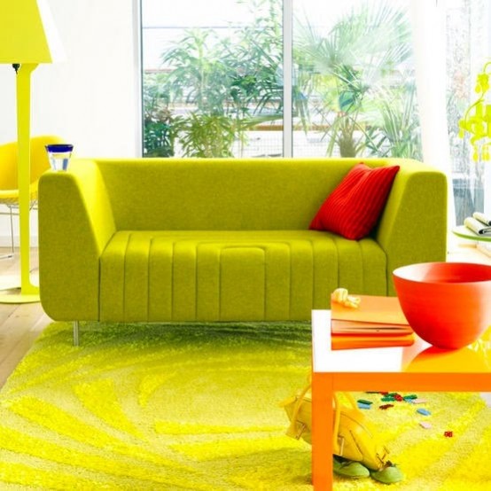 Rock The Colors: 32 Neon Home Décor Ideas - DigsDigs