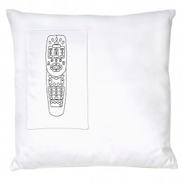 Pillow with Remote Control Pocket by K Studio - DigsDigs