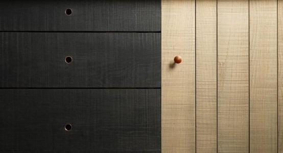 Rustic Kitchen With An Extensive Use Of Rough Wood - DigsDigs