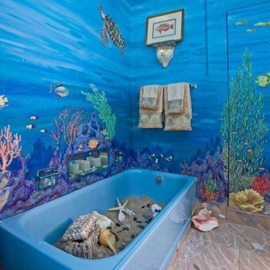 Ocean Themed Bathroom Ideas Ocean Themed Bathroom Ideas