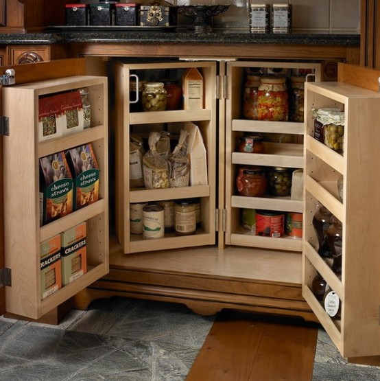 85 Smart Hidden Kitchen Storage Ideas - DigsDigs