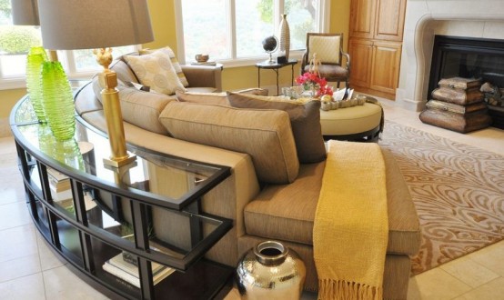 34 Smart Ways To Combine A Sofa And Tables And Chairs - DigsDigs