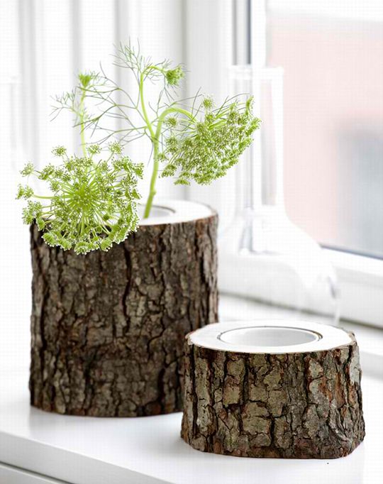 36 Stump Décor Pieces For Natural Home Décor - DigsDigs