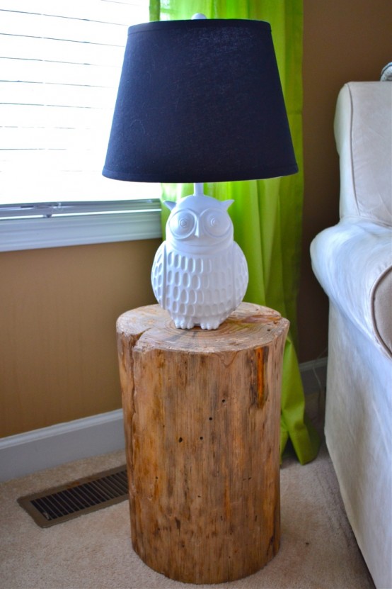36 Stump Décor Pieces For Natural Home Décor - DigsDigs