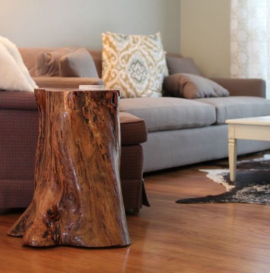 36 Stump Décor Pieces For Natural Home Décor - DigsDigs