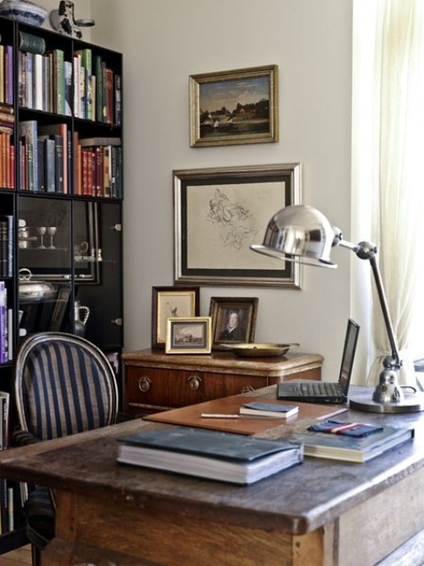 59 Stylish And Dramatic Masculine Home Offices - DigsDigs