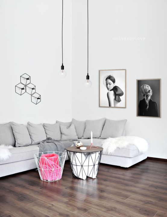 56 Stylish Geometric Décor Ideas For Your Living Room - DigsDigs