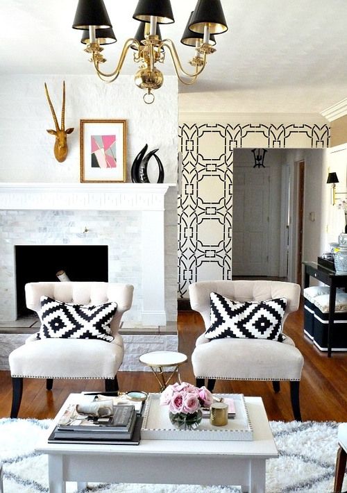 56 Stylish Geometric Décor Ideas For Your Living Room - DigsDigs