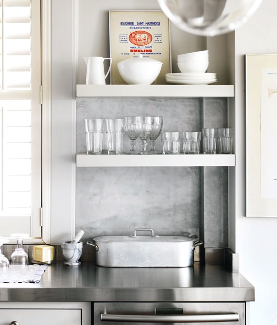 Stylish Kitchen With Delicate Design And Thoughtful Touches - DigsDigs