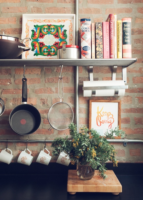 95 Stylish Kitchens With Brick Walls And Ceilings - DigsDigs