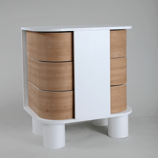 Stylish Modern Cabinet Of Round Shape - DigsDigs