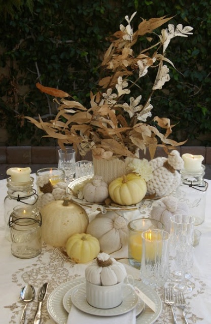 52 Tender White Thanksgiving Décor Ideas - DigsDigs