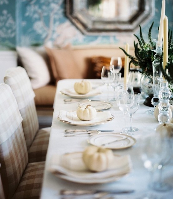 52 Tender White Thanksgiving Décor Ideas - DigsDigs