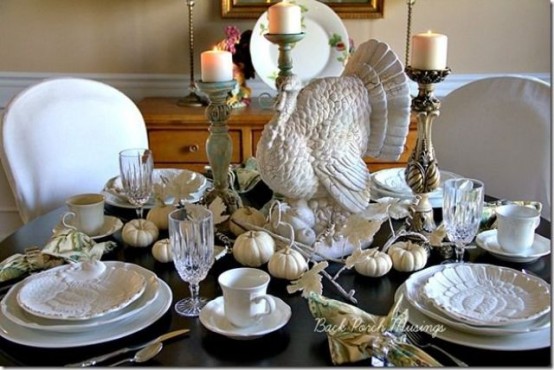 52 Tender White Thanksgiving Décor Ideas - DigsDigs