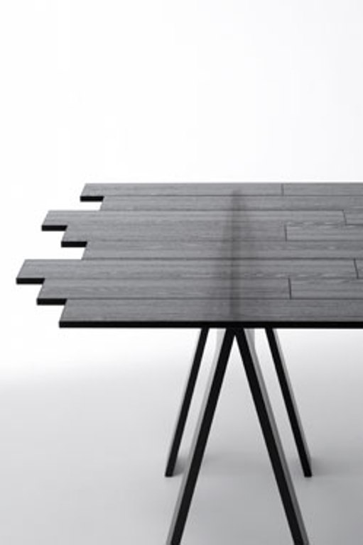 Transparent Wood Table Perfect For Modern Dining Areas - DigsDigs