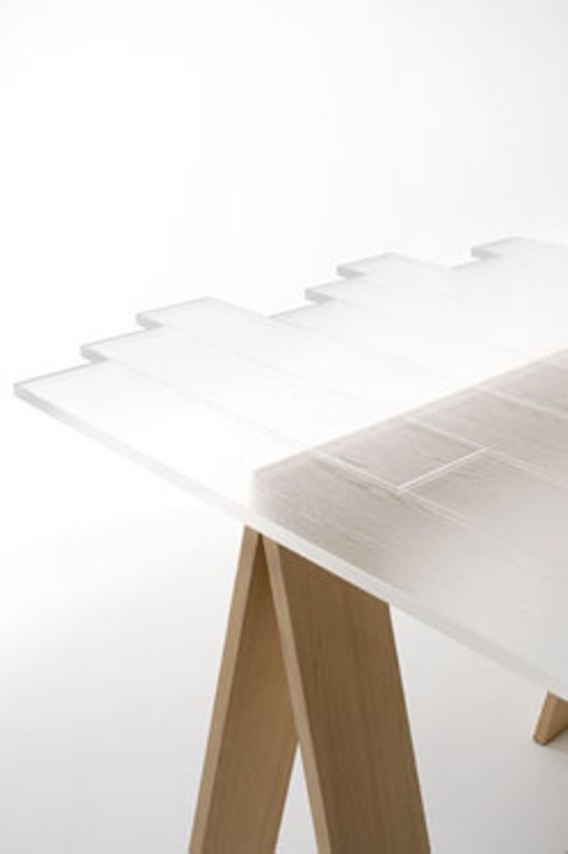 Transparent Wood Table Perfect For Modern Dining Areas - DigsDigs