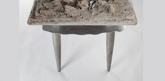 Unique Desk That Mimics Natural Landscape - DigsDigs