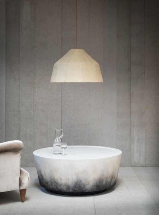 Unique Nim Table Inspired By Lava Strata And Stone - DigsDigs