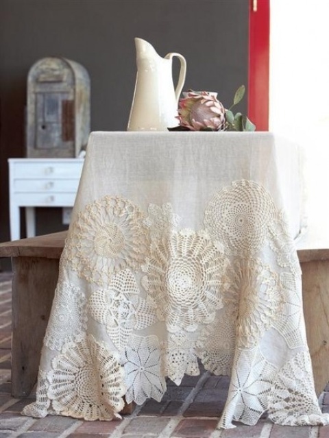 Vintage Romance: 33 Lace Home Décor Ideas - DigsDigs
