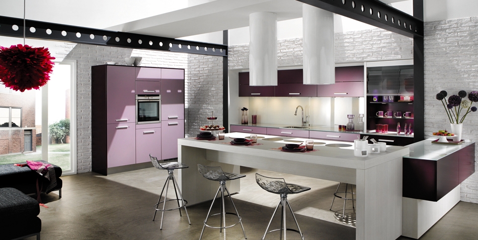 Violet Kitchen Inspiration - DigsDigs