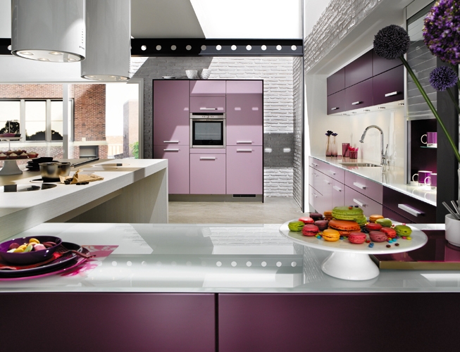 Violet Kitchen Inspiration - DigsDigs