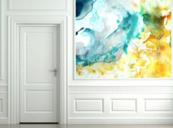 52 Bold Watercolor Accent Walls That Inspire - DigsDigs