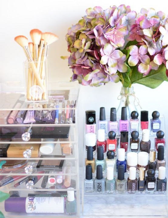 34 Ways To Organize Makeup And Beauty Products Like A Pro - DigsDigs