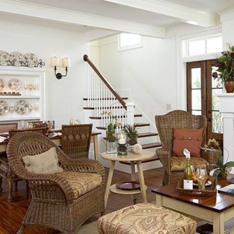 Wicker Furniture In The Interiors: 23 Cool Ideas - DigsDigs