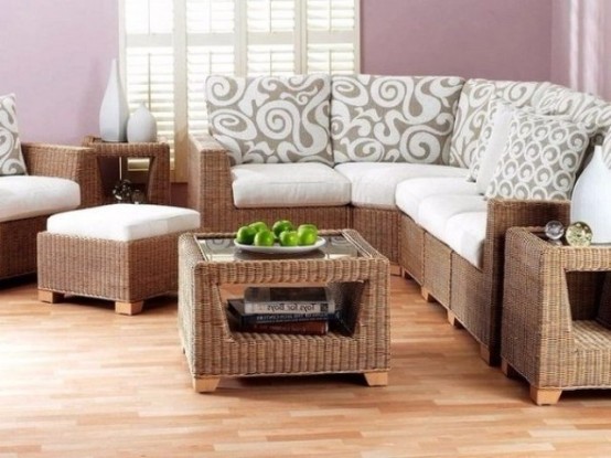 Wicker Furniture In The Interiors: 23 Cool Ideas - DigsDigs