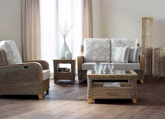 Wicker Furniture In The Interiors: 23 Cool Ideas - DigsDigs